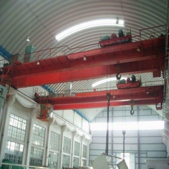50 Ton EOT Overhead Crane Electric Double Girder For Warehouse