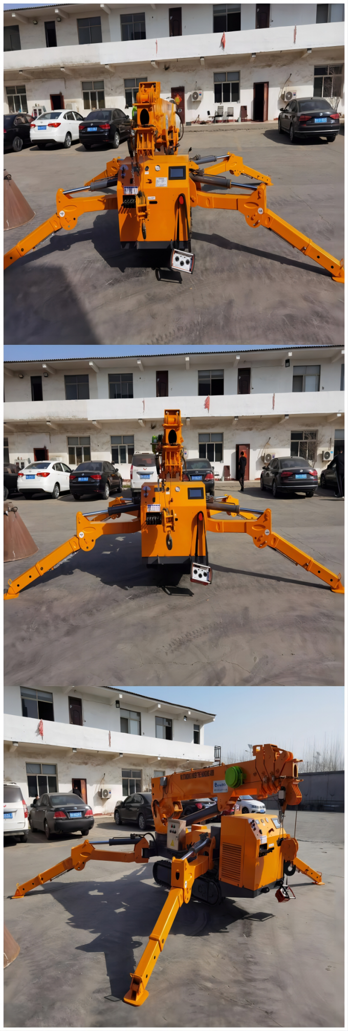 Customized Spider Crawler Crane 3 Ton 5 Ton 8 Ton For Lifting