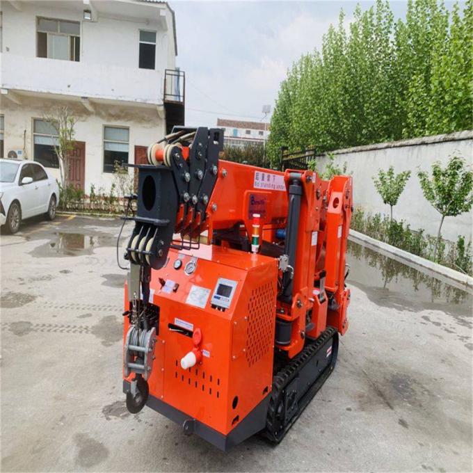 CE Telescopic Boom Spider Crane 2 Ton Mini Crawler Crane