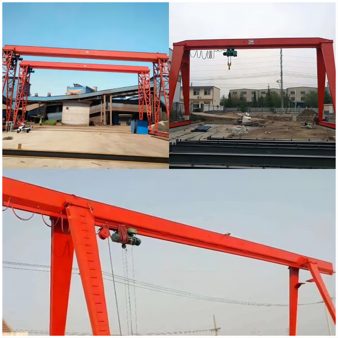 6-9M/Min Lifting Speed Box Girder Crane Electric Gantry Overhead Crane ...