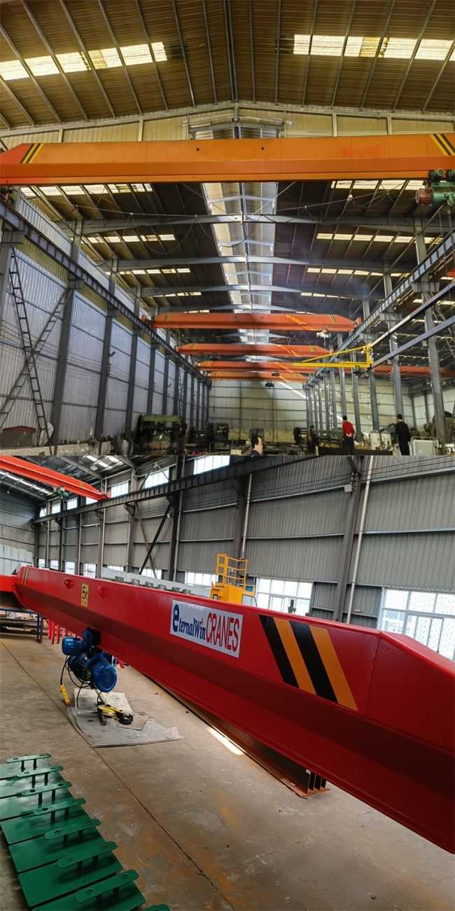 3-25m Indoor Electric Traveling Overhead Crane Machine Single Beam ...