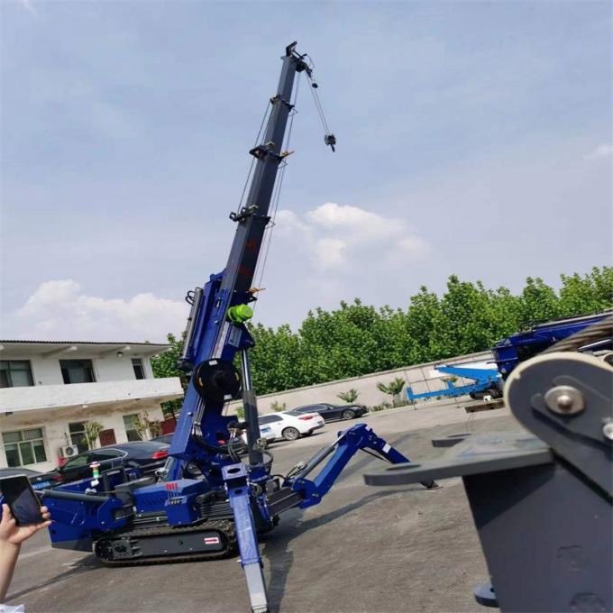 Customized 8 Ton Spider Crane Telescopic Crawler Spider Crane