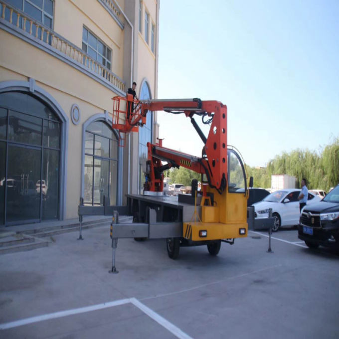 Self Propelled Trailer Mounted Cherry Picker lift PLC Control System