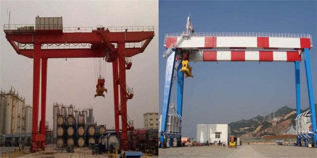 MG Box Type Gantry Crane Double Main Girder Gantry Lift With Trolley