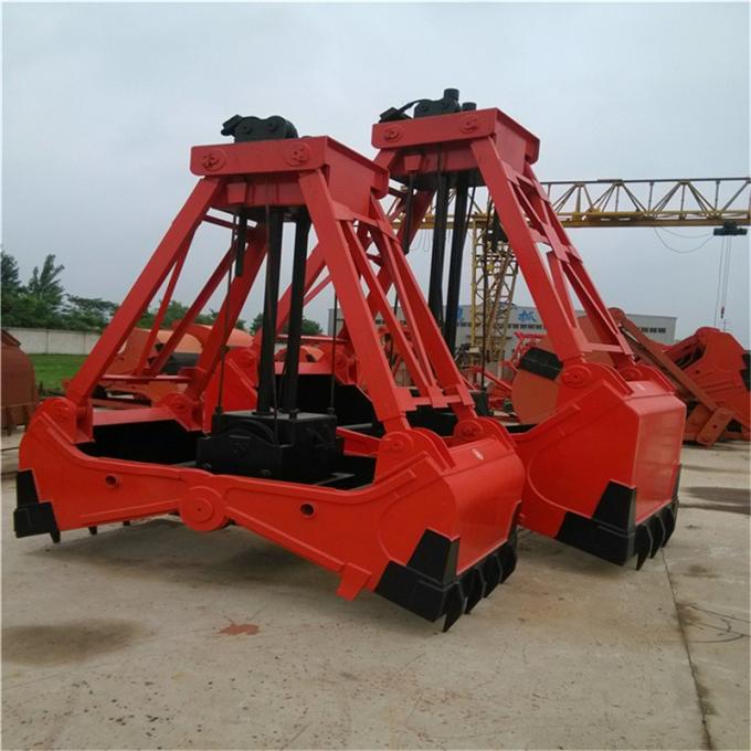 Electric Hydraulic Clamshell Crane Grab Dredging Grab For Ship Crane
