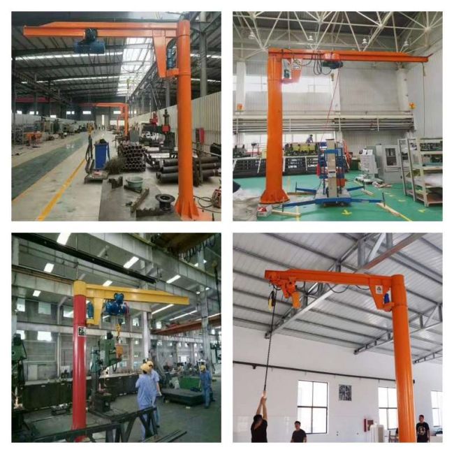 Electric Rotating Cantilever Crane Jib Crane With Pneumatic Vacuum ...