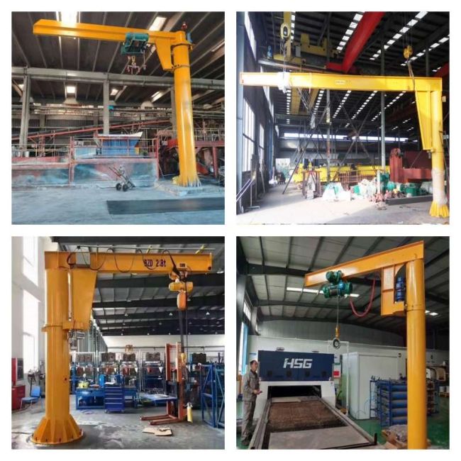 Electric Rotating Cantilever Crane Jib Crane With Pneumatic Vacuum ...