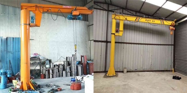 Customized Arm Length Jib Lift 270 Degree Cantilever Cranes With ...