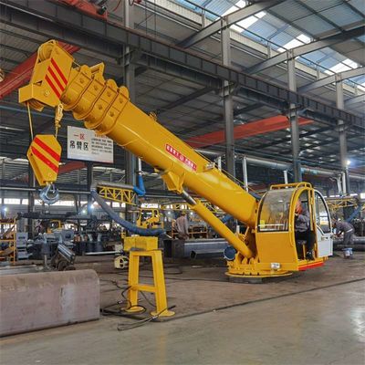 All Rotation Slewing Ship Deck Cranes Telescopic Boom Offshore Marine Crane