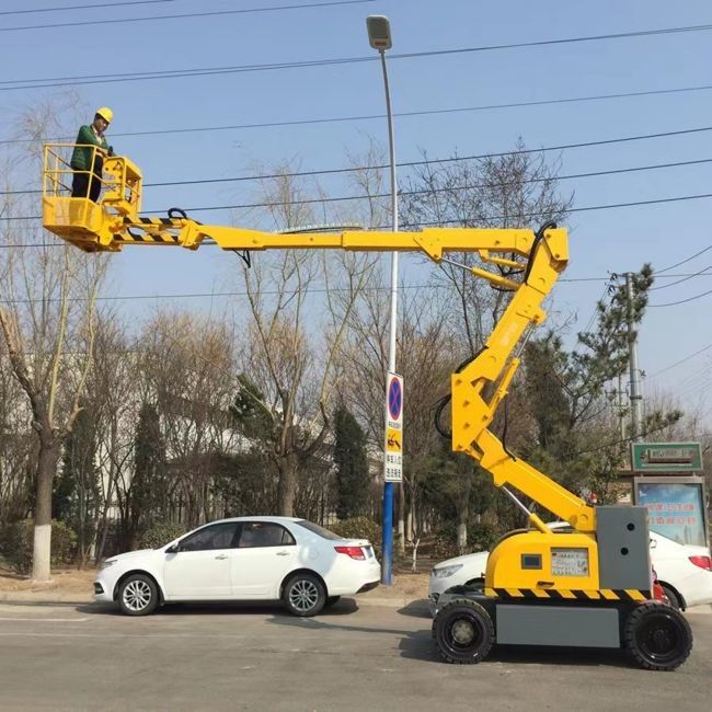 Diesel Engine / Battery 16m 18m 20m Mobile Man Lifting Platform For ...