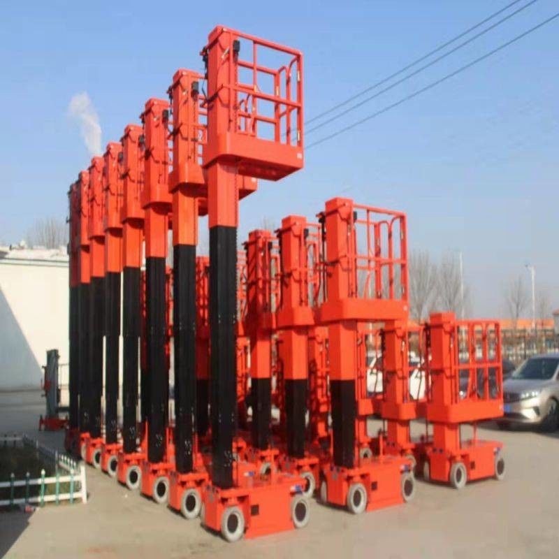 Aluminum Alloy Electric Lifting Platform Self Propelled Indoor Aerial ...