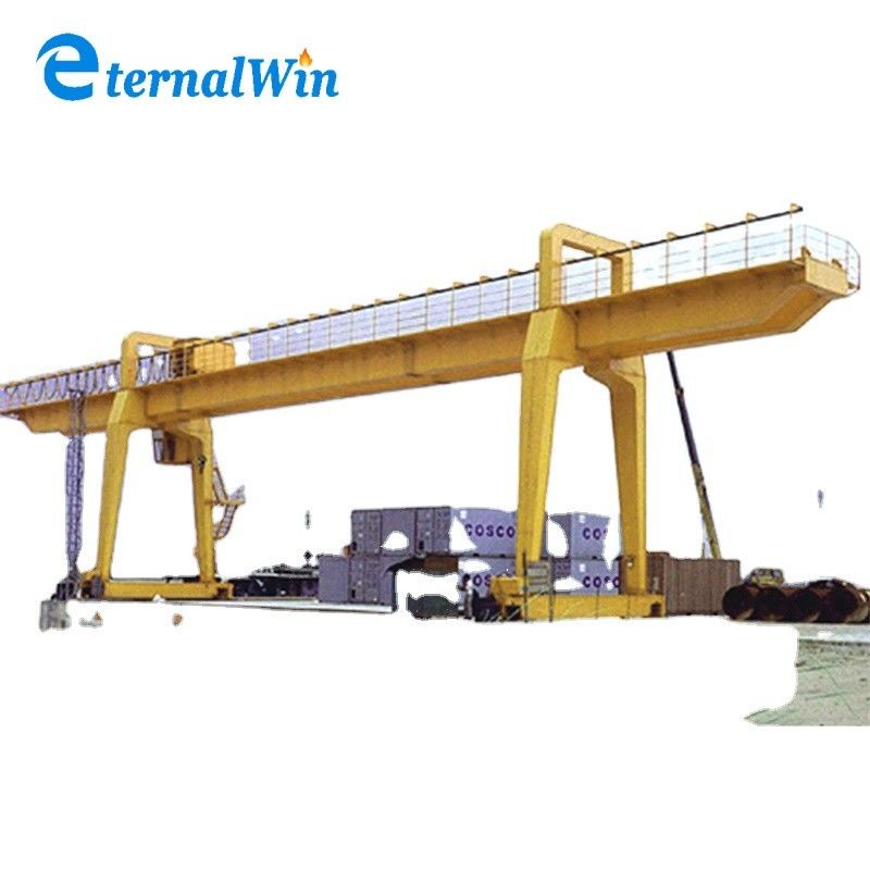 Speed Gantry Crane Spanning 7.5-30m 3 Phase 380V 50hz Power Source With ...
