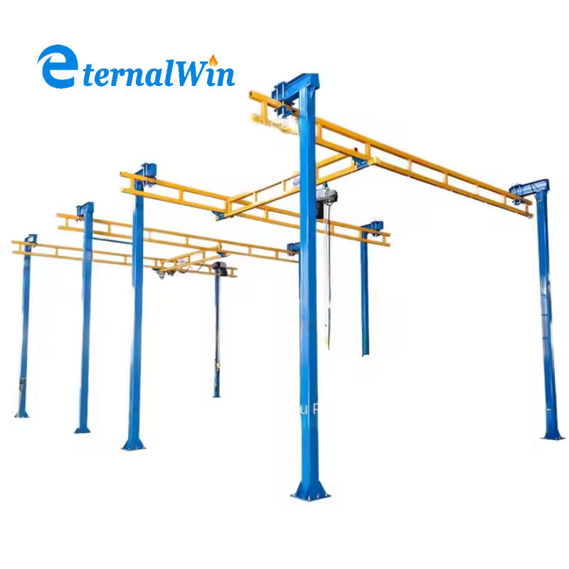 Customized Color KBK Bridge Crane Strength Steel For Material Handling ...