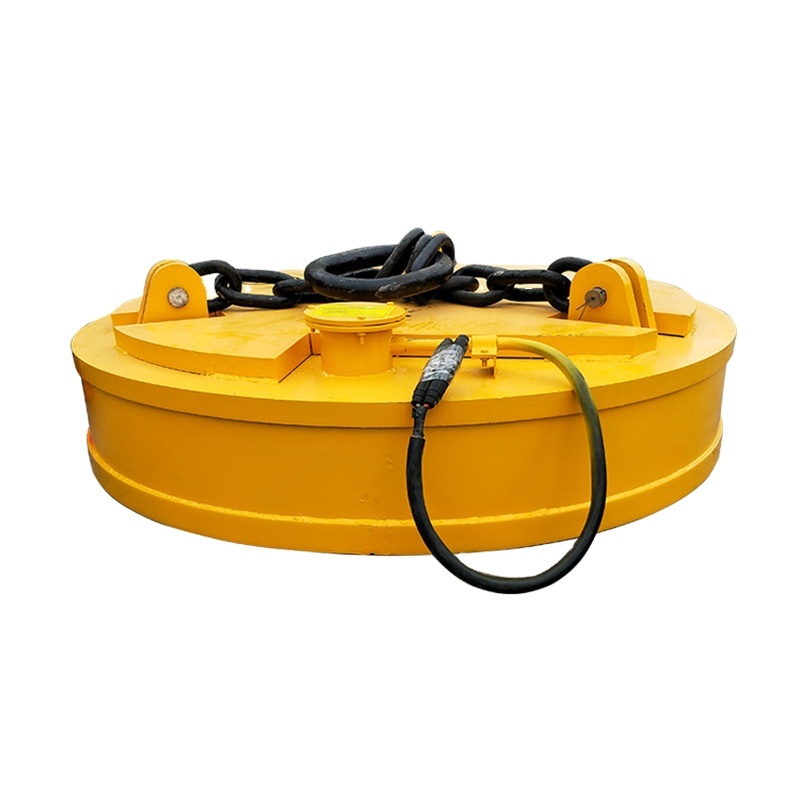 Circle 220VAC Electromagnetic Chuck Crane Magnet For Steel Warehouse