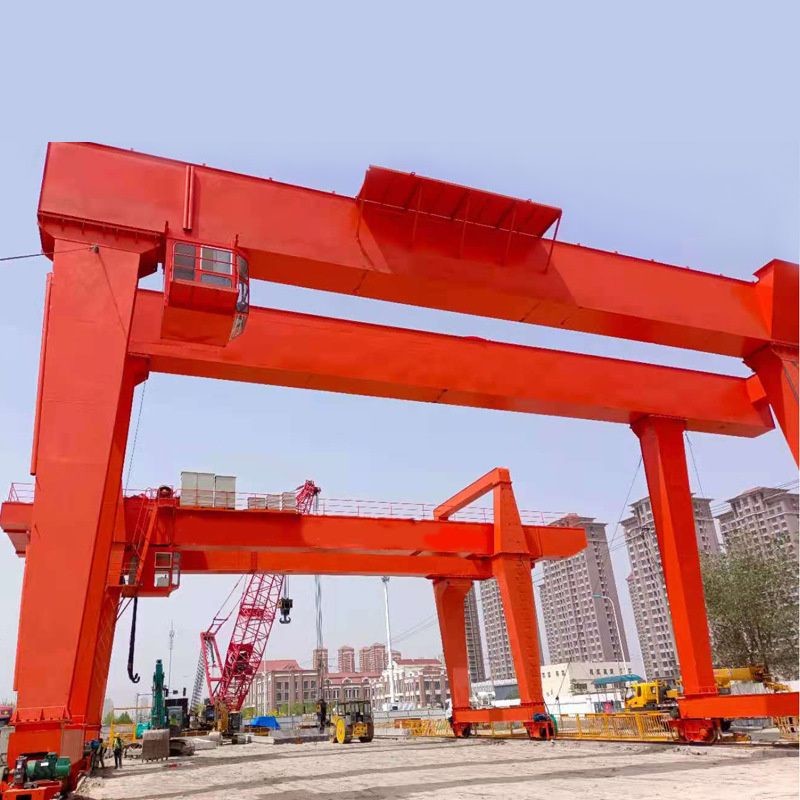 MG Box Type Gantry Crane Double Main Girder Gantry Lift With Trolley