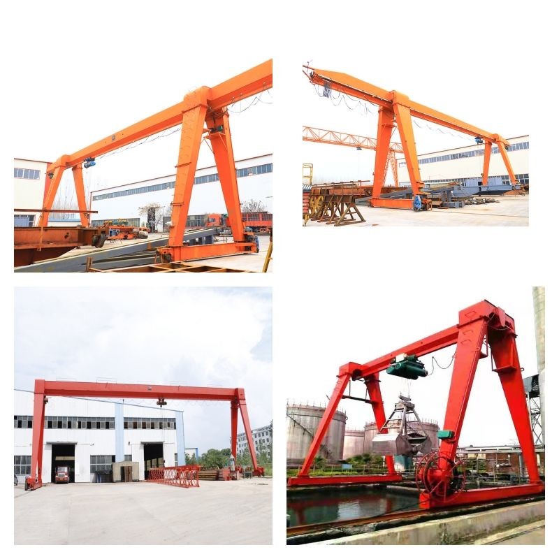 Remote Control 10 Ton Gantry Crane Lightweight Single Girder Crane With ...