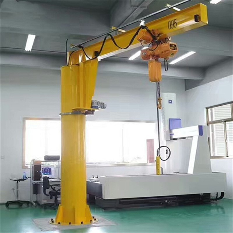 Heavy Duty Floor Mounted Jib Crane 360° Rotation & Load Capacity Up To ...