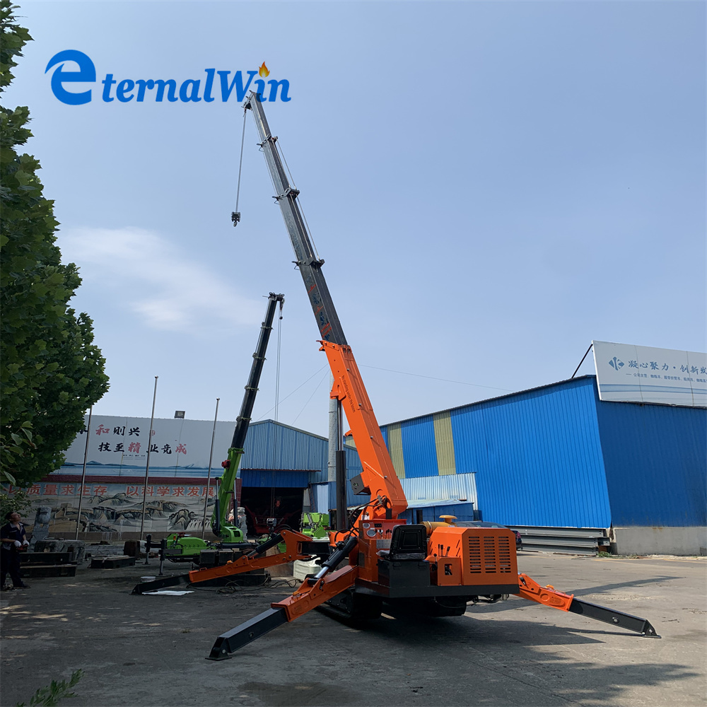360 Degree Slewing Angle 5 Ton Spider Crane for Maximum Lifting ...