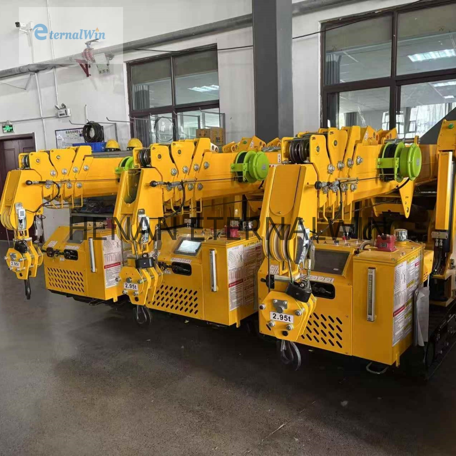 Spider Crawler Crane 3-12 Ton Capacity with Overload Protection