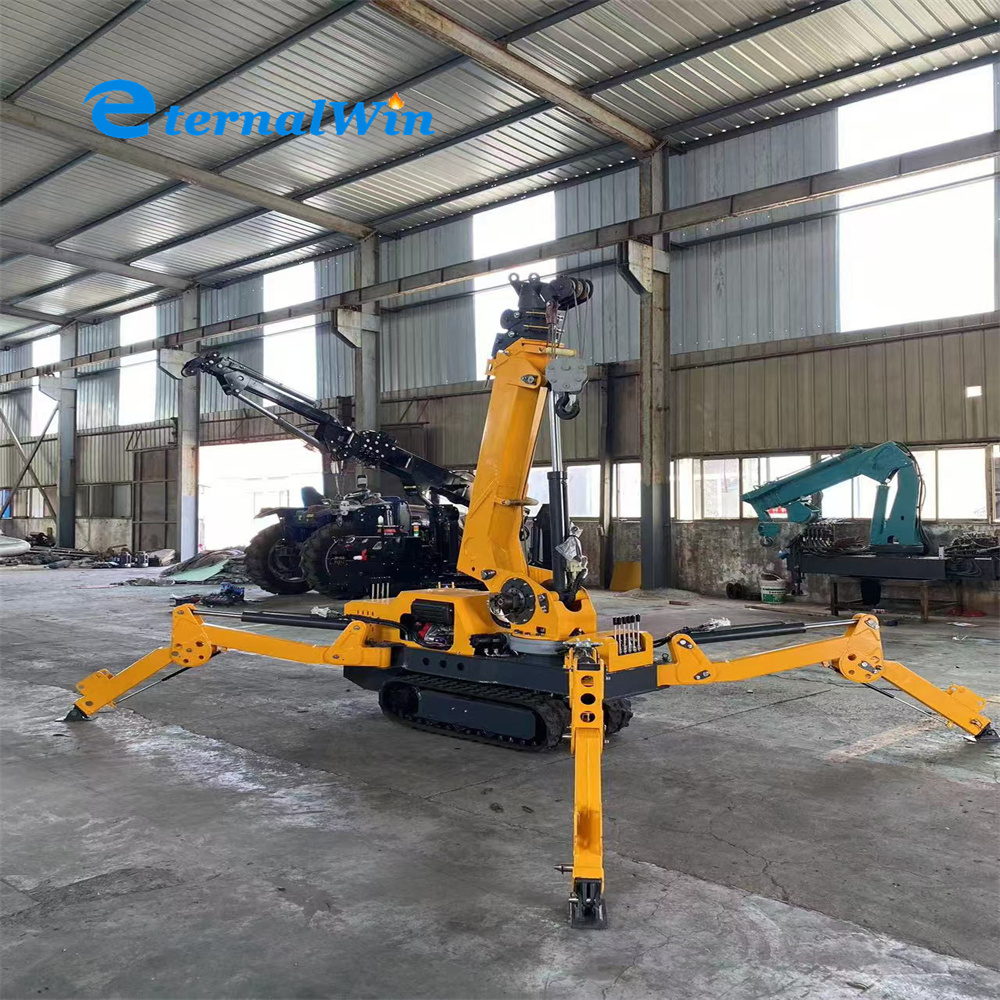 250 KW Engine Power Spider Crawler Crane for 30% Gradeability and Heavy ...