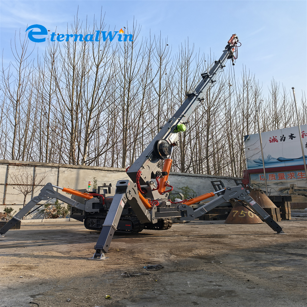 Remote Control Spider Crawler Crane for Construction Projects 9.6 ...