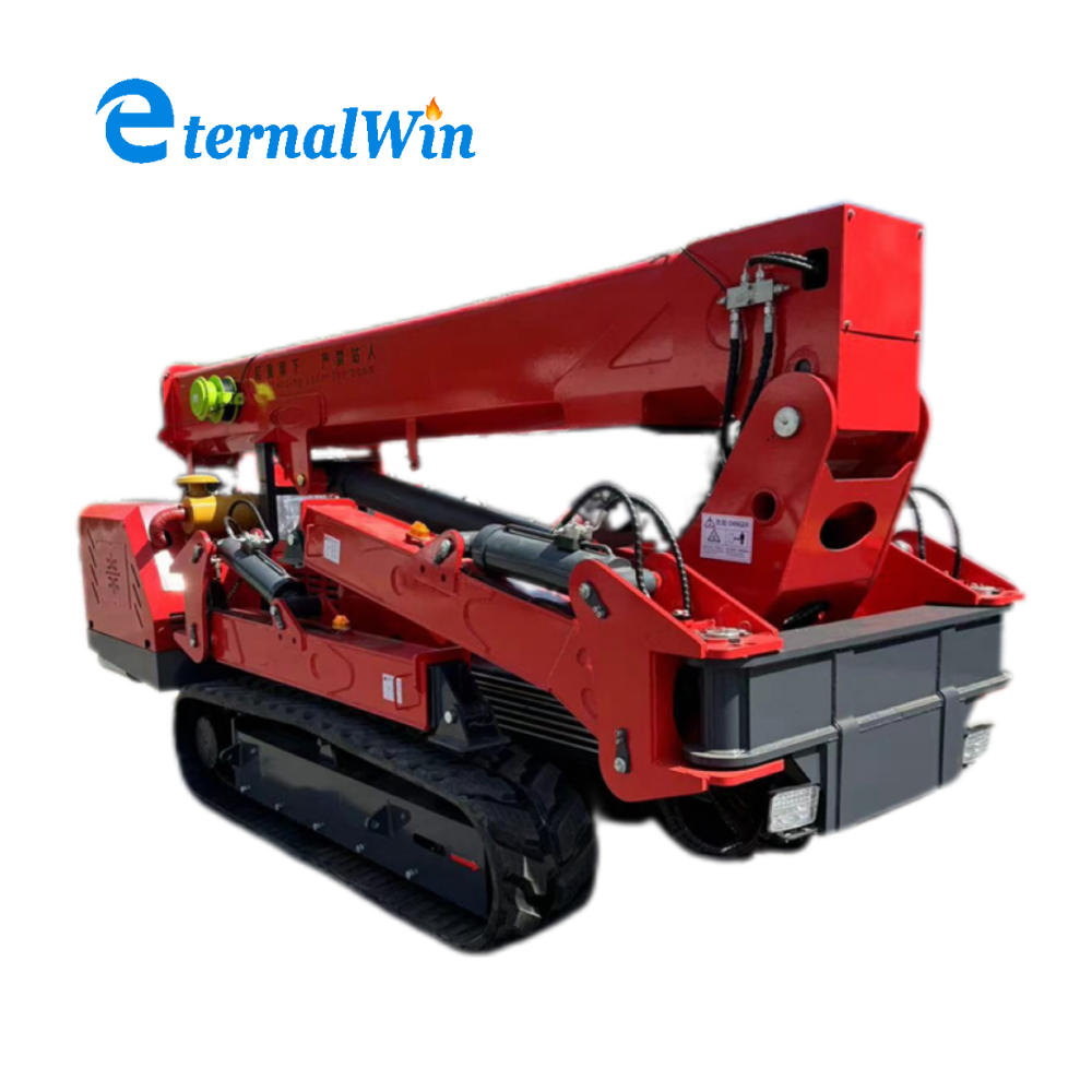 Feather Lifting Highest Spider Crawler Crane with Max Working Radius of ...