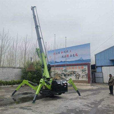 8 Ton Electric Diesel Tracked Spider Lift Heavy Duty Spider Aerial Lift ...