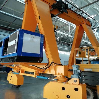 40 Ton Rubber Tyre Container Gantry Crane RTG Port Container Gantry Crane
