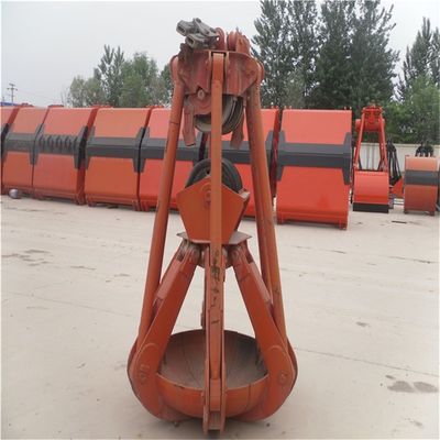 Electric Hydraulic Clamshell Crane Grab Dredging Grab For Ship Crane