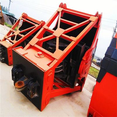 Remote Control Crane Grab Four Rope Hydraulic Clamshell Grabs For Bulk ...