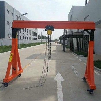 Warehouse Hydraulic Light Portable Gantry Crane 500kg Aluminum Gantry ...