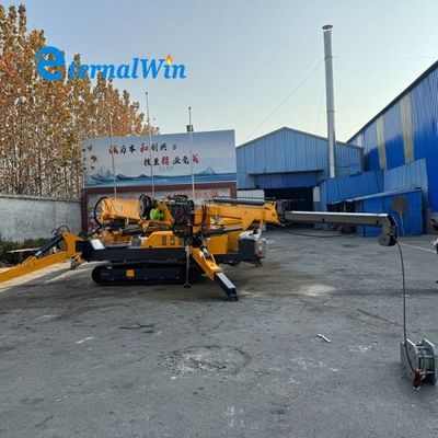 Changchai Diesel Engine 5 Ton 17.8m Crawler Spider Crane With Flying Jib